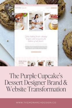 A Dessert Designer Brand Transformation for The Purple Cupcake
