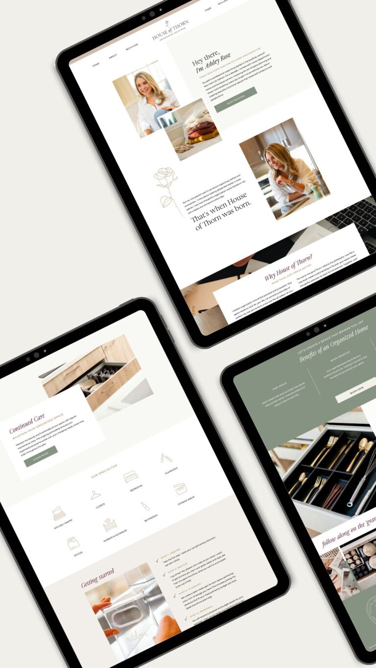 Luxury Home Organization Branding: House of Thorn Case Study
