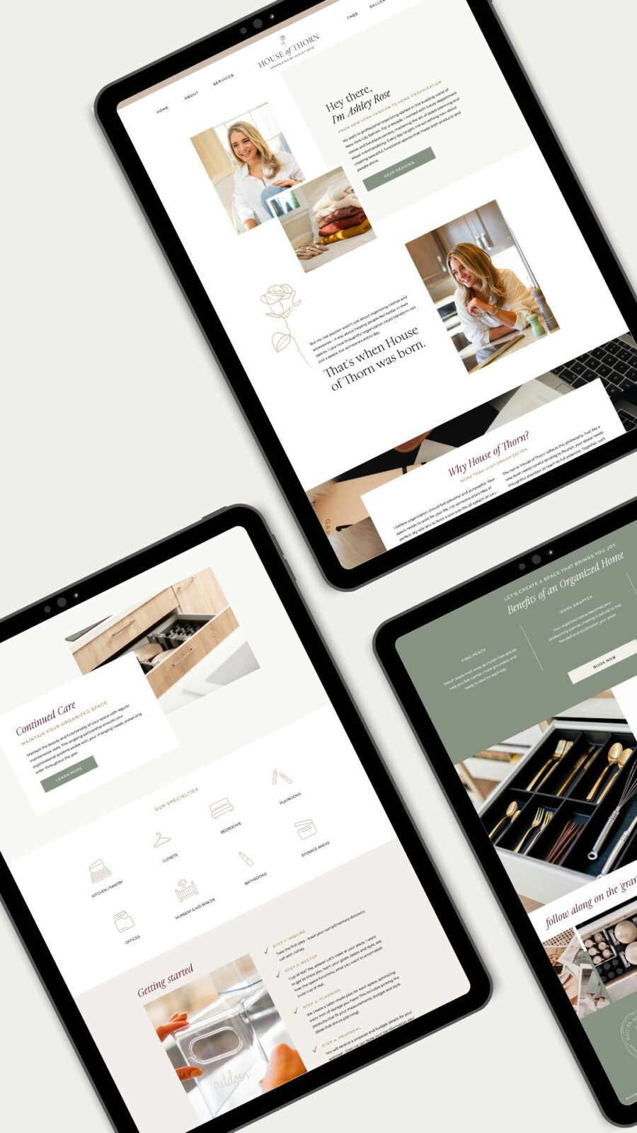 Luxury Home Organization Branding: House of Thorn Case Study