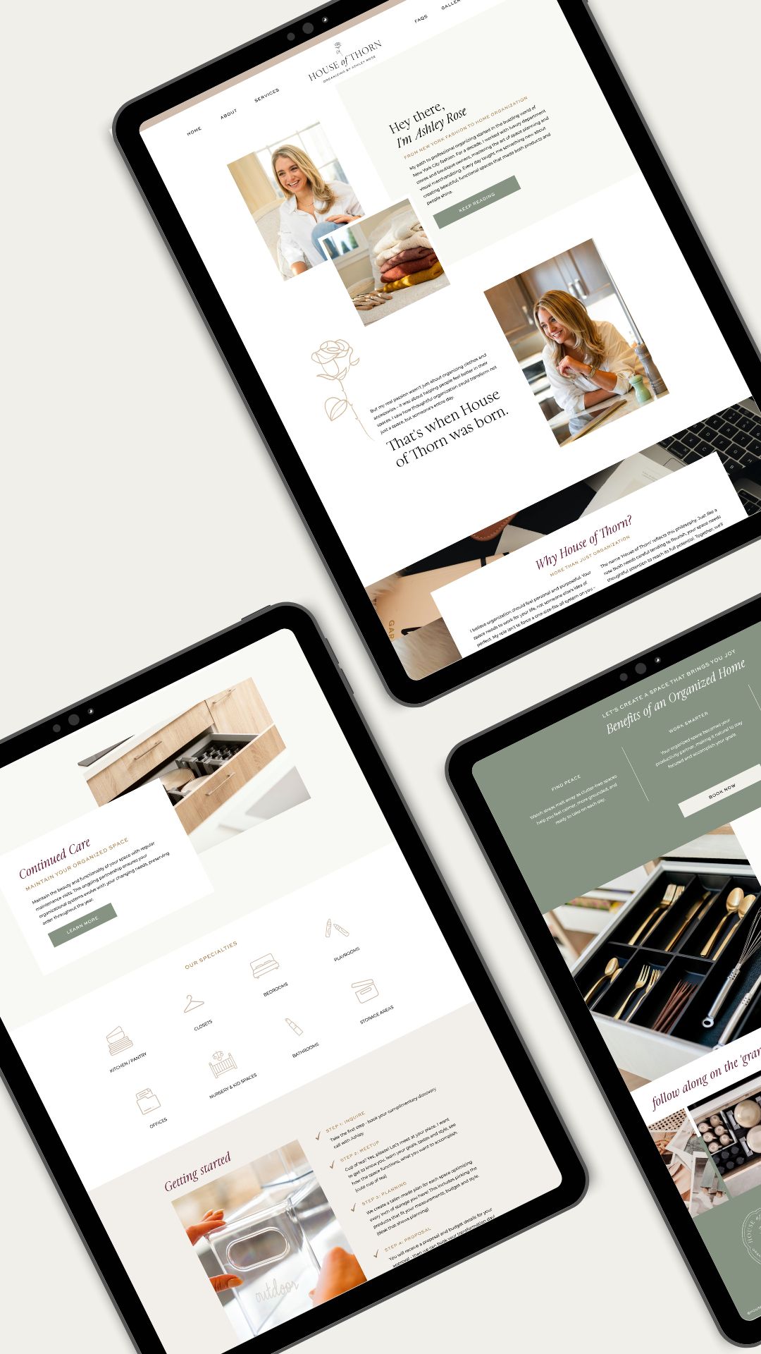 Luxury Home Organization Branding: House of Thorn Case Study