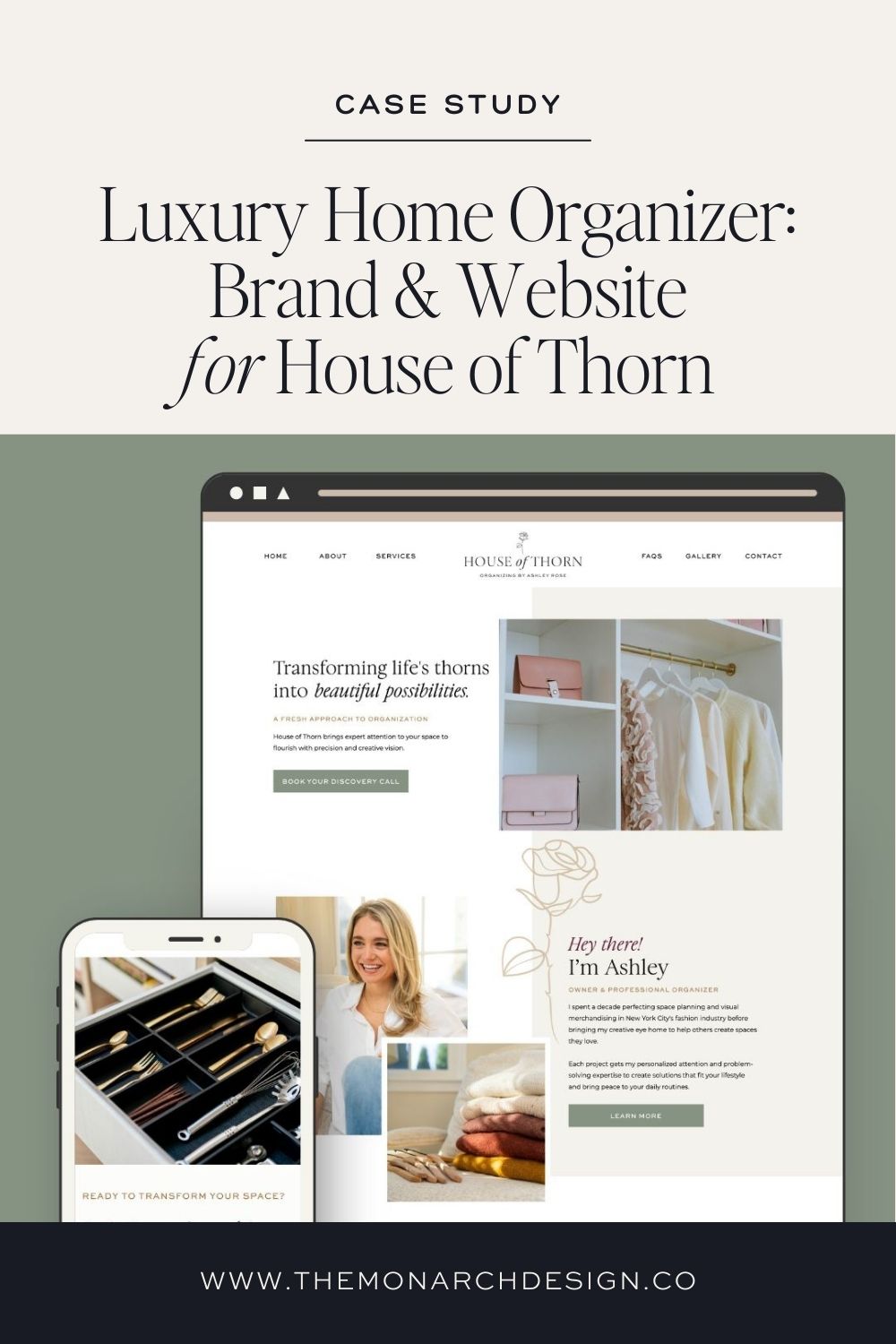 Luxury Home Organization Branding: House of Thorn Case Study