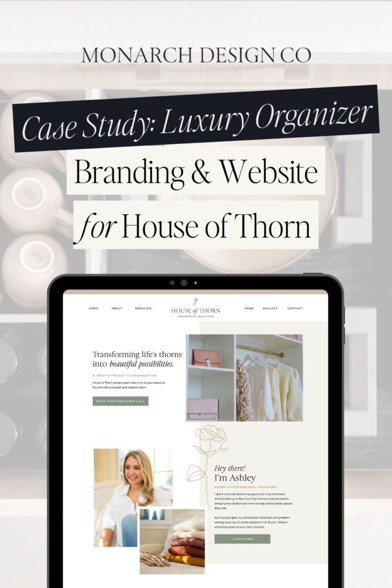 Luxury Home Organization Branding: House of Thorn Case Study