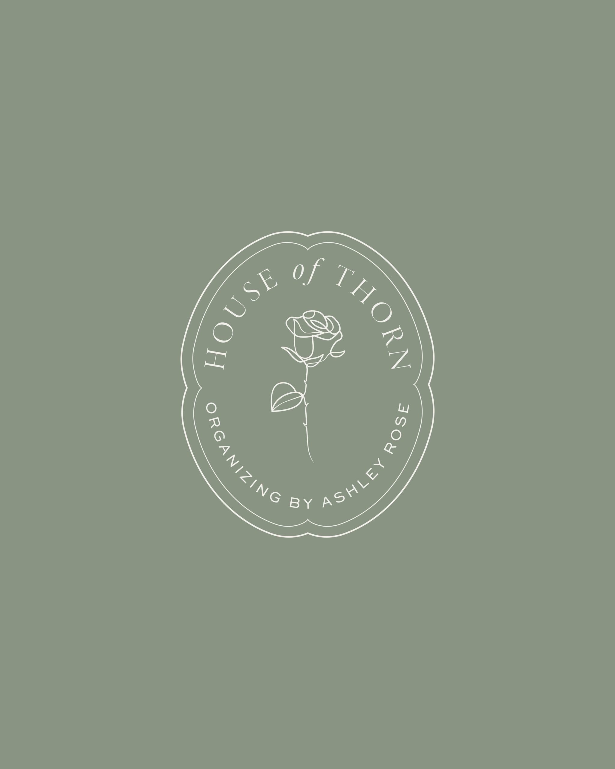 Luxury Home Organization Branding: House of Thorn Case Study